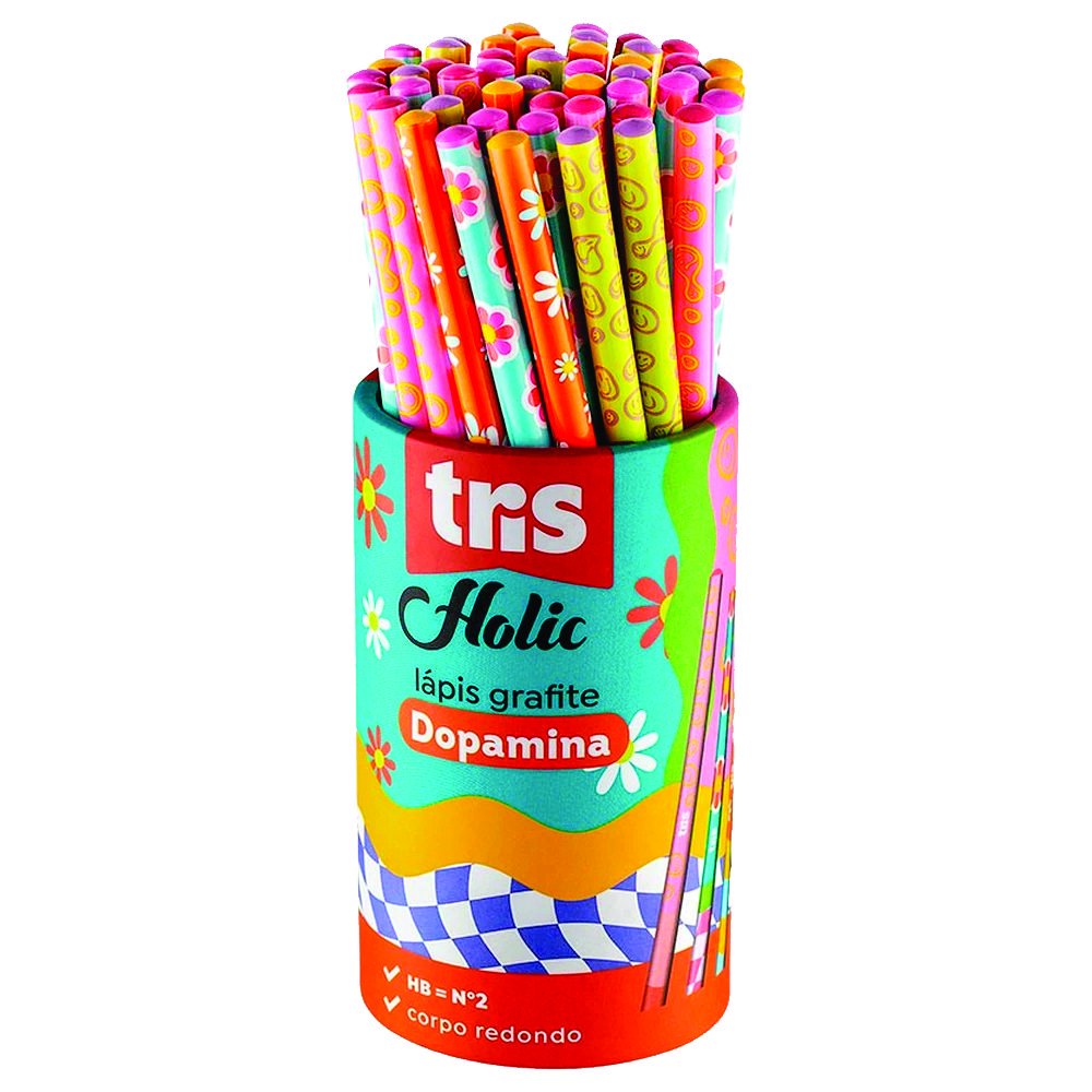 Lápis preto Tris Holic Dopamina c/48 905314